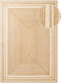 Krémový/v přírodní barvě oboustranný/ručně tkaný jutový koberec 200x300 cm Looma – Hanse Home