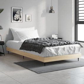 vidaXL Rám postele 100 x 200 cm kompozitní dřevo [832265] Barva: šedá sonoma