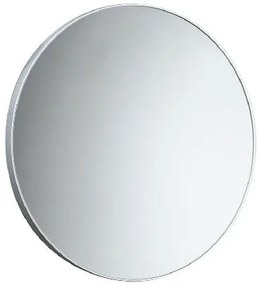 Sapho Gedy Koupelnové doplňky - Zrcadlo v rámu, průměr 60 cm, bílá 600002
