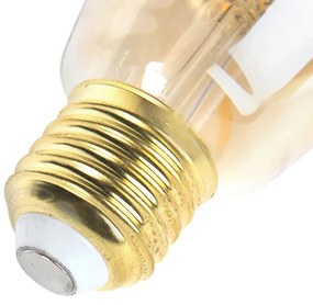 Sada 5 E27 stmívatelných LED žárovek ST64 goldline 5W 380 lm 2200K