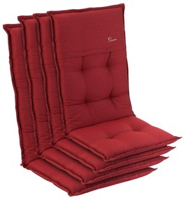 Coburg, polstr, čalounění na židli, vysoké opěradlo, zahradní židle, polyester, 53 x 117 x 9 cm, 4 x čalounění