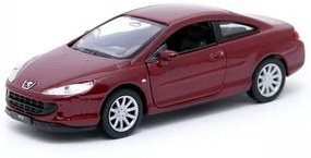 Welly Peugeot Coupe 407, Červený 1:34-39