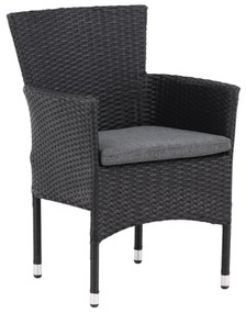 Jídelní židle Malina, 2ks, černá, 60*58*86.5