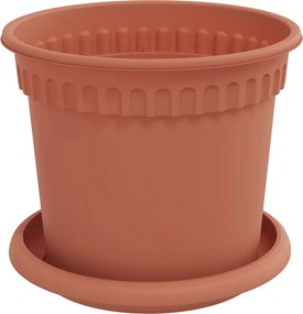 Květináče 6 ks Cihlově červená Plast 3403255