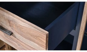 Massive home | Komoda Příborník BANDUNG masiv sheesham 150/90/40 cm vč. LED - VÝPRODEJ