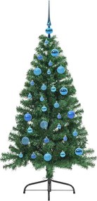 Umělý osvětlený vánoční stromeček Zelená 150 cm PVC 3397005