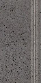 Ceramika Paradyz Dlažba Industrialdust Grafit Schodovka 59,8x29,8 - 163624
