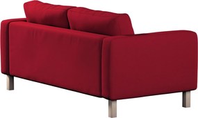 Potah na pohovku IKEA  Karlstad 2-místná, nerozkládací, krátký barva červená látka pletený vzor