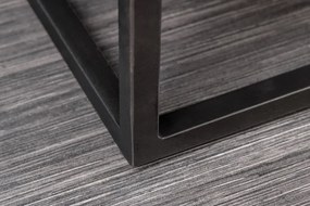 Designová vysoká komoda Helvius 120 cm šedá / černá