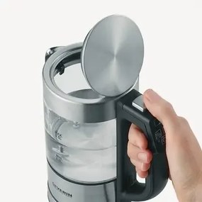 Severin WK 3458 stříbrná / Rychlovarná konvice / 1100W / 0.5l