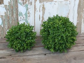 Dekorace umělá zelená koule Buxus - Ø 23cm