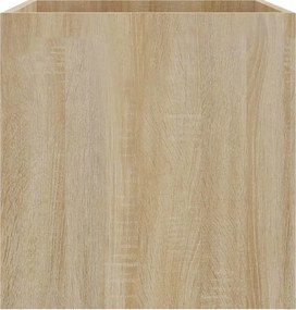 vidaXL Truhlík 40 x 40 x 40 cm kompozitní dřevo [808795] Barva: bílá s vysokým leskem