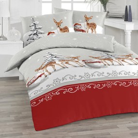 Florella Flanelové povlečení Rosim Rot Rozměr: 70x90 + 140x200 cm
