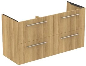 Ideal Standard i.Life A - Umyvadlová skříňka, 63x120x44 cm, 4 zásuvky, přírodní dub T5513NX