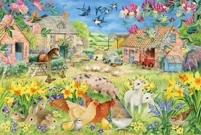 SCHMIDT Puzzle Můj malý statek / 60 dílků / 36,1 x 24,3 cm