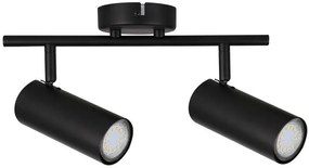 Černé stropní svítidlo Colly pro žárovku 2x GU10  - Candellux - LED lustry a svítidla > Kolekce svítidel > Kolekce svítidel COLLY