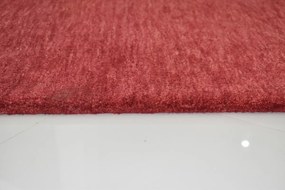 Ručně všívaný kusový koberec Asra wool red ROZMĚR: 120x170