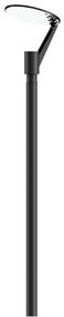 LGM SY-21093-W40-01 Venkovní sloupové svítidlo SYNDY LARGE 4m 39W 4000K 2787lm IP65 černá RAL9011 - LIGMAN