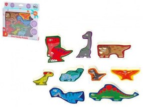 Teddies Puzzle/Vkládačka deskové dinosauři 24m+