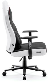 Herní židle Diablo X-Gamer 2.0 Normal Size: černo-bílá Diablochairs