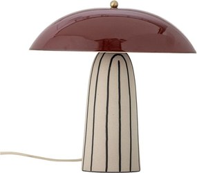 Keramická stolní lampa s kovovým stínidlem (výška 32 cm) Arvid – Bloomingville