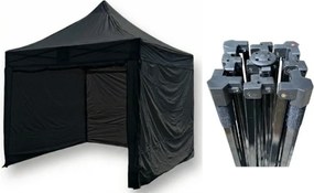 Nůžkový párty stan 3x3 m STEEL HEXAGON Barva opláštění (Zvolte variantu): 11A - ČERNÁ
