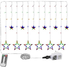 VOLTRONIC® 59574 Vánoční dekorace - svítící hvězdy - 150 LED barevná