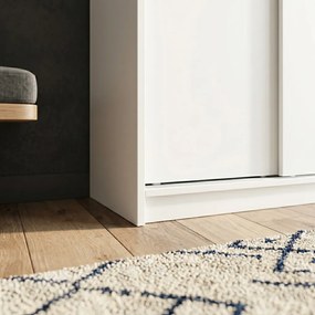 ARK Šatní skříň KLASIK 120 cm, Bílá
