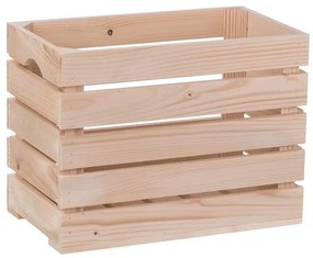 ČistéDřevo Dřevěná bedýnka 40 x 22 x 30 cm