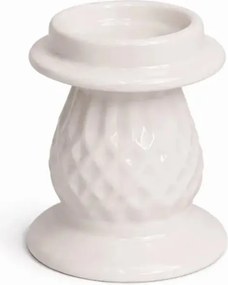 Vánoční svícen na stůl keramický, 7 × 7 × 6,5 cm