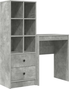 Stůl Betonově šedá 105,5 x 34 x 127 cm 2 ks 3337300