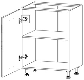 Kuchyňská linka LANGEN ap | 180 cm | PUSH OPEN | artisan | AKCE