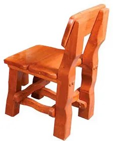 Drewmax MO212 židle - Zahradní židle z masivního olšového dřeva, lakovaná 45x54x86cm - Týk