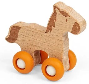 Bigjigs Toys Domácí zvířátko na kolečkách Kůň
