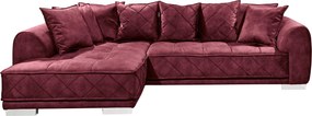 XXXLutz ROHOVÁ SEDAČKA, textil, bordeaux MID.YOU - Sedací soupravy - 002220007703