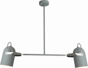 Závěsná lampa lustr Candellux Gray šedá