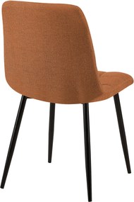 Jídelní židle Tilde látka – oranžová