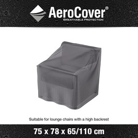 Obal na křeslo s XL opěrkou na záda 75x78x64/110 cm Aerocover