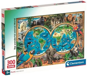 Clementoni - Puzzle 300 Úžasný svět zvířat