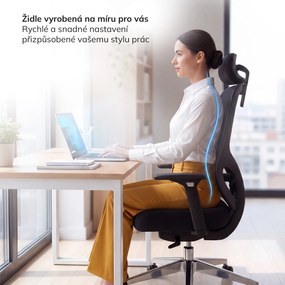 Ergonomická kancelářská židle černá AXIS
