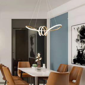 Toolight Závěsné LED osvětlení E39 LHJ036-CP zlaté