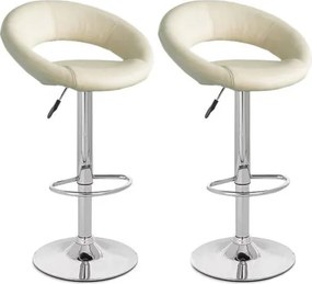 Barová židle 2x Hawaj CL-3230 krémová