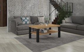 ADRK Furniture Konferenční stolek SVEN 115x65 CT-Sve-ART+BM-H075