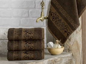XPOSE® Bambusový ručník CATANIA - čokoládová 50x90 cm