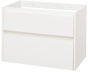 Mereo Mereo, Opto, koupelnová skříňka 81 cm, bílá, dub, bílá/dub, černá, CN911S