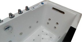 BPS-koupelny Hydromasážní vířivá vana CARINA 938 182x82 s ohřevem vody