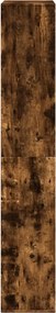 Knihovna kouřový dub 100 x 33 x 187,5 cm kompozitní dřevo 3309352