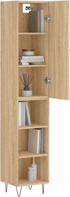 Skříň highboard dub sonoma 34,5 x 34 x 180 cm kompozitní dřevo 3199012