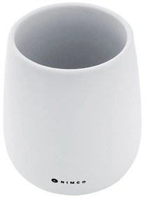 Keramický pohárek na zubní kartáčky bílý matný NIMCO TABO TA 3158-05