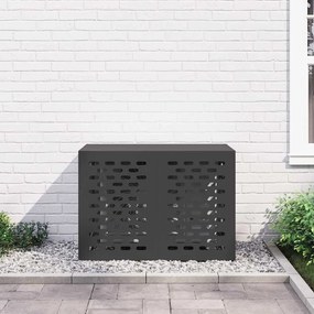 vidaXL Ochrana klimatizace Stříbrná 100 x 50 x 70 cm Pozinkovaná ocel [865902] Barva: Nerezová ocel